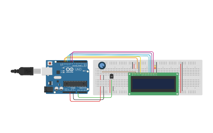 Circuit design Tugas Microcontroller & Project - Sanny S. | Tinkercad