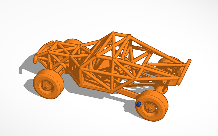 3D design Copy of Bare trophy truck chassis - Tinkercad