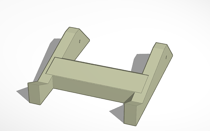 3D design iX20 Stand Legs with Name | Tinkercad