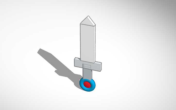 3D design sword - Tinkercad