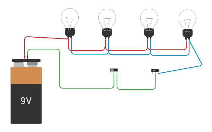 Circuit design montaje 5 | Tinkercad