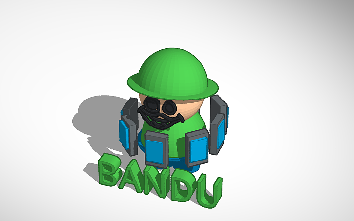 3D design BANDU - Tinkercad