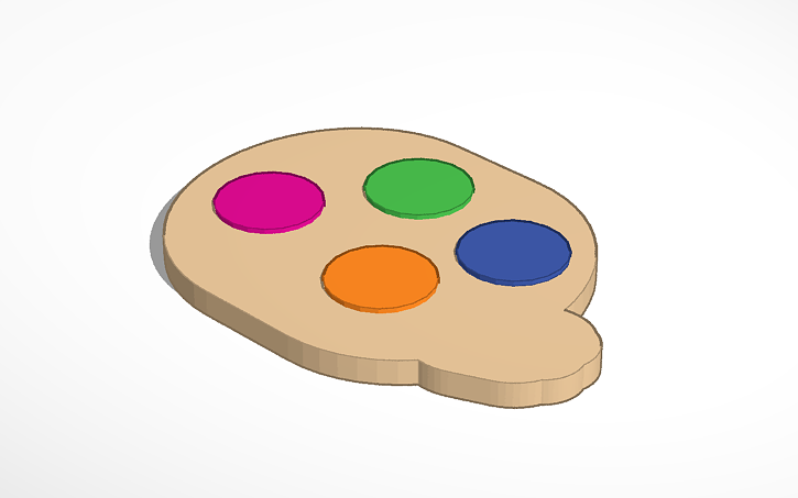 3D design Parallel Palette (Art) - Tinkercad