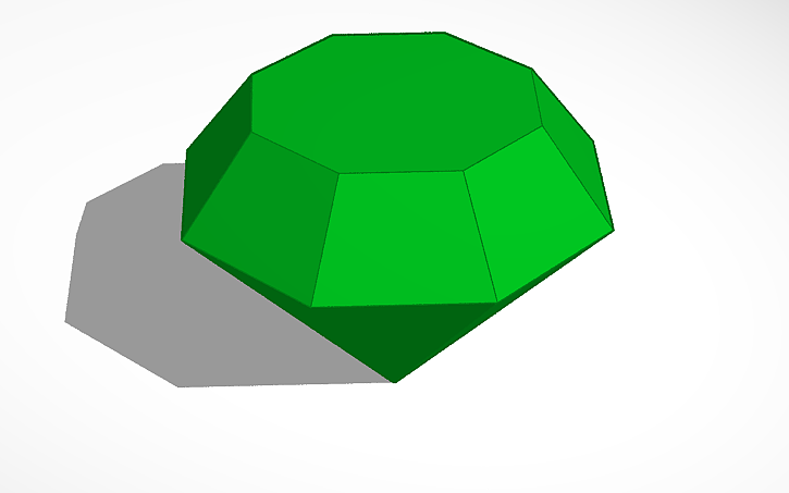 3D design Green diamond | Tinkercad