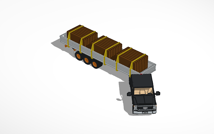 3D design Cargo Hauler - Tinkercad
