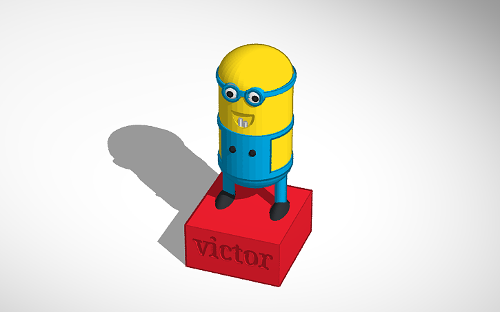 3D design minion victor | Tinkercad