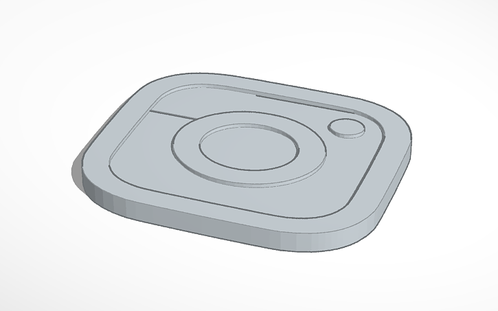 3D design instagram - Tinkercad