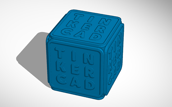 3d Design Blue Tinkercad Block Tinkercad