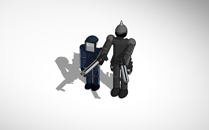 3D design Commonwealth Space Marine - Tinkercad