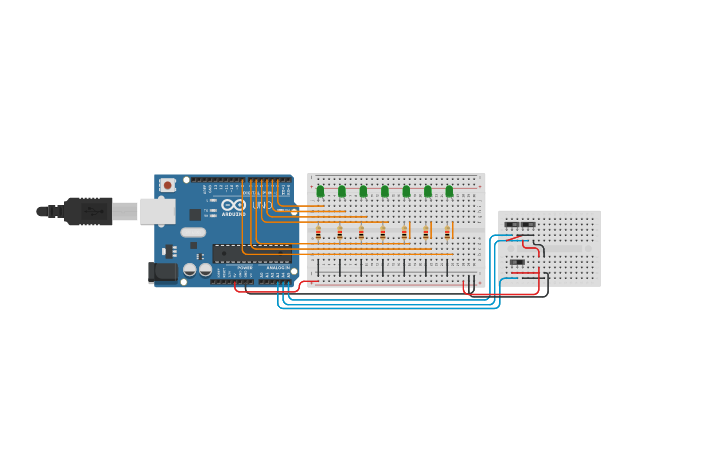 Circuit design 1. Digital Logic Board - Tinkercad