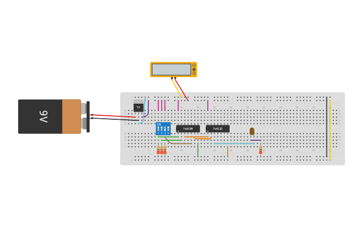 Circuit design Diagrama Lógico 2 | Tinkercad