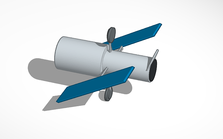 3D design Hubble Space Telescope - Tinkercad