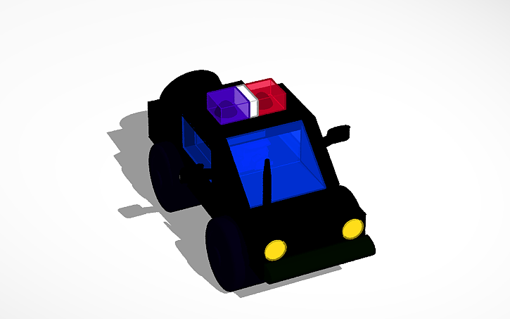 3D design Beta Marios police car - Tinkercad