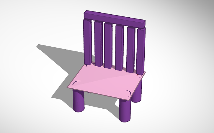 3D design Bedroom Chair | Tinkercad