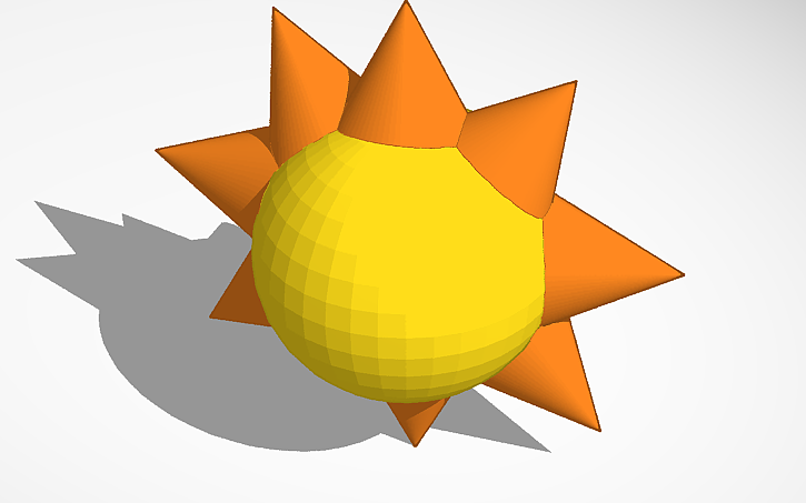 3D design sprunki mr sun - Tinkercad