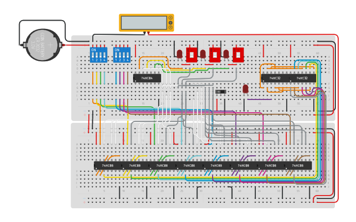 Circuit Design 8 1 Multiplexer Tinkercad