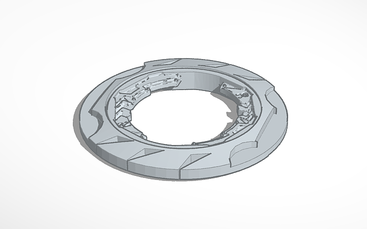 3D design Beyblade burst DB Unice Ring - Tinkercad