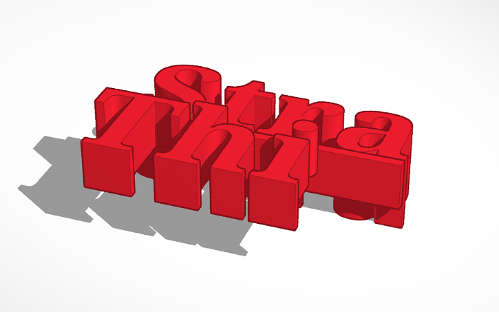 3D design Stranger Things | Tinkercad