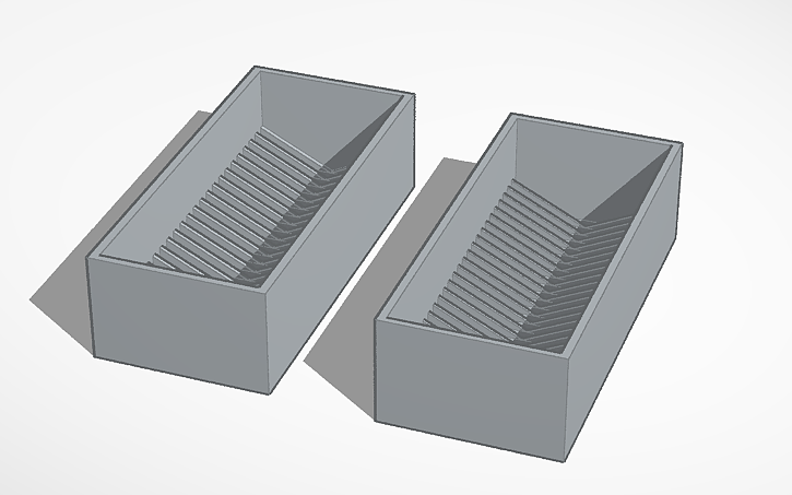 3D design Sample filament box - Tinkercad