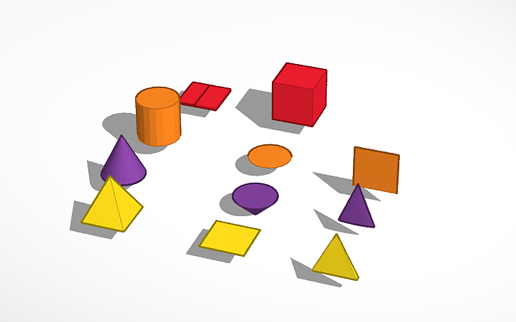 3D design 3d shapes - Tinkercad