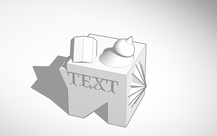 3D design Test Models - Tinkercad