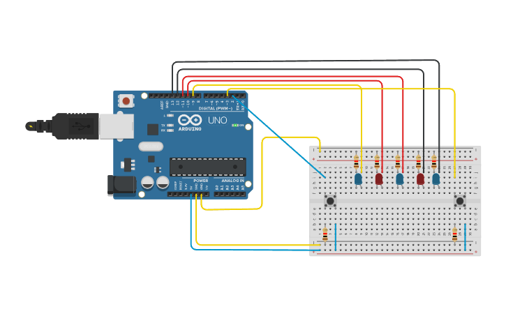 Circuit design salchi papa - Tinkercad