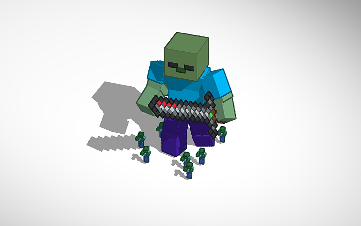 3D design The Zombie Titan - Tinkercad