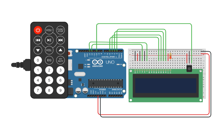 Circuit design IR sensor interface | Tinkercad