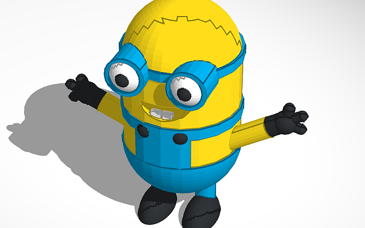 3D design MINION - Tinkercad