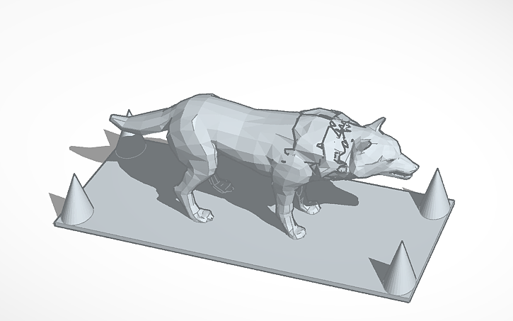 3D design Copy of Wolf - Tinkercad