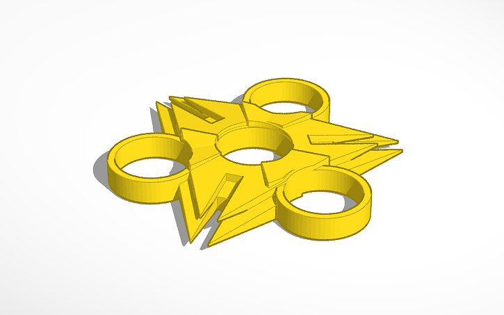 3D design Tri-Point Spinner - Tinkercad
