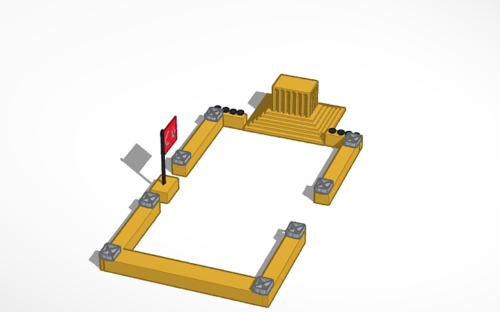 3D design Anıtkabir | Tinkercad