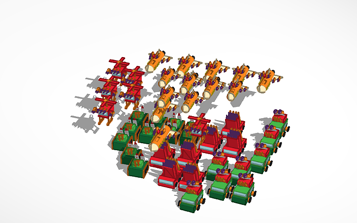 3D design army war 2 | Tinkercad