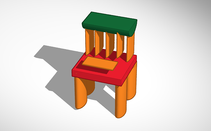 3D design Chair - Tinkercad