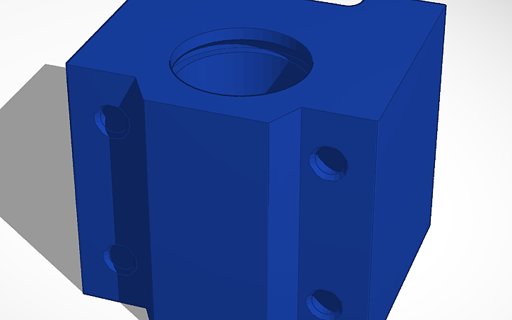 3D design Pillow block 8mm - Tinkercad