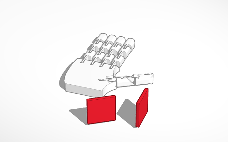 3D design Mechanical Hand - Tinkercad