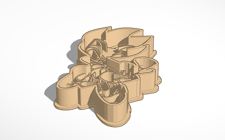 3D design Cookie Cutter Super Sonic - Tinkercad