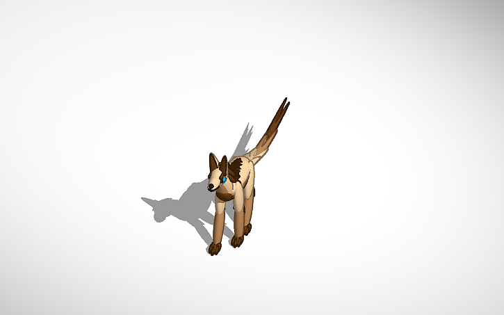 3D design Cat Dragon - Tinkercad