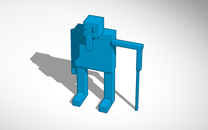 3D design Old Blue Man | Tinkercad
