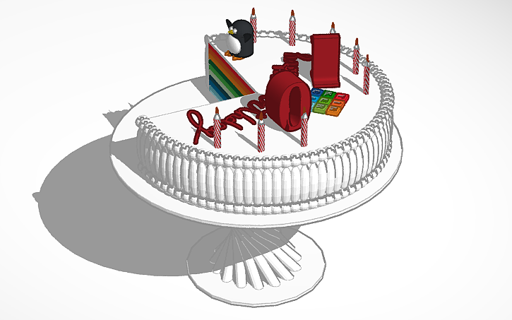 3D design Happy Birthday Tinkercad!!!!! | Tinkercad