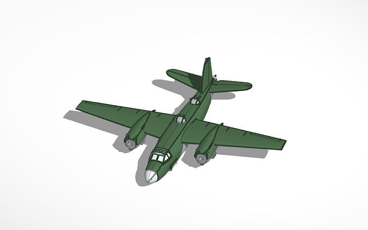 3D design Army Plane - Tinkercad