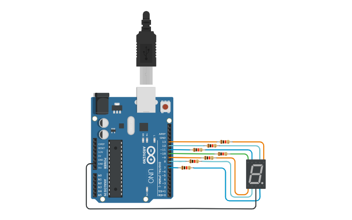 Circuit design EJERCICIO 3 | Tinkercad