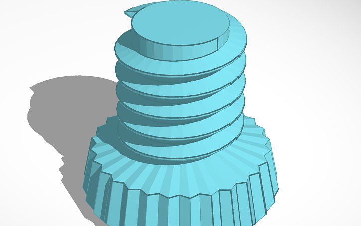 3D design screws fix | Tinkercad