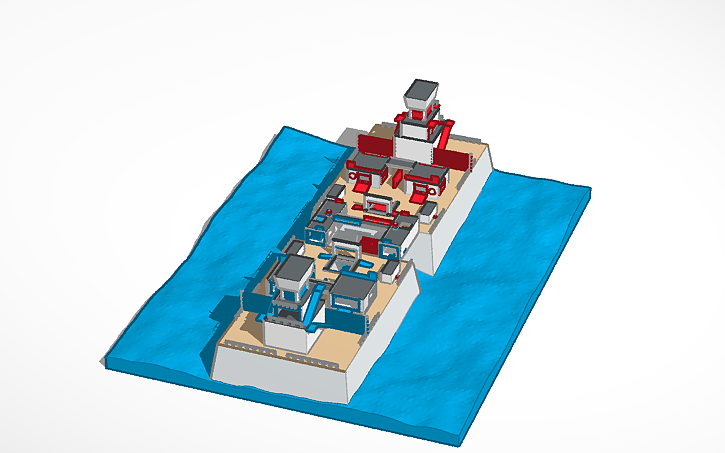 3D design Frag Pro Shooter Battle map | Tinkercad