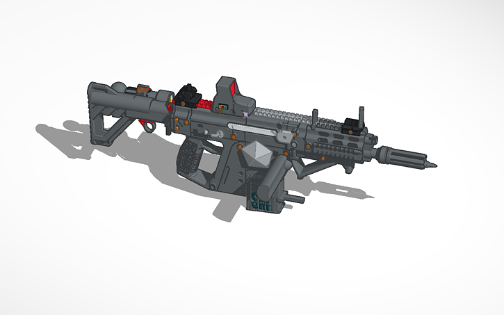 3D design guns - Tinkercad