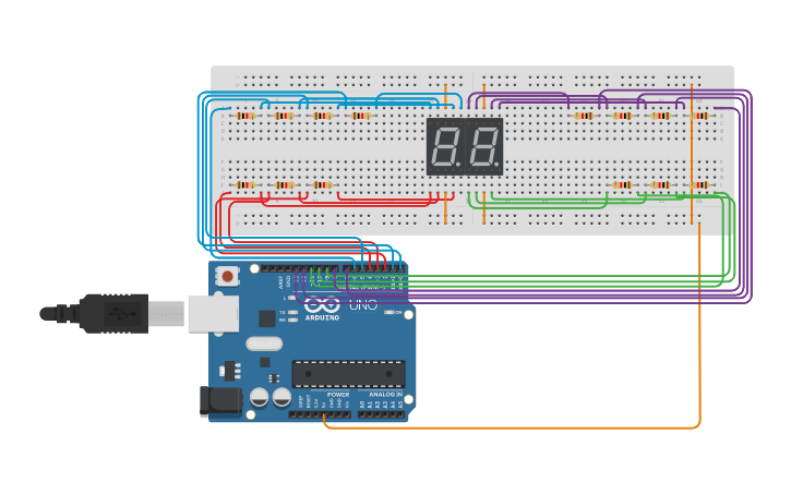 Circuit design SECOND QUARTER PRACTICAL QUIZ PROBLEM #1 - Tinkercad