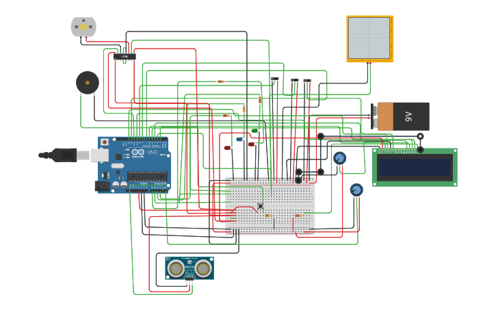 Circuit design ACC | Tinkercad