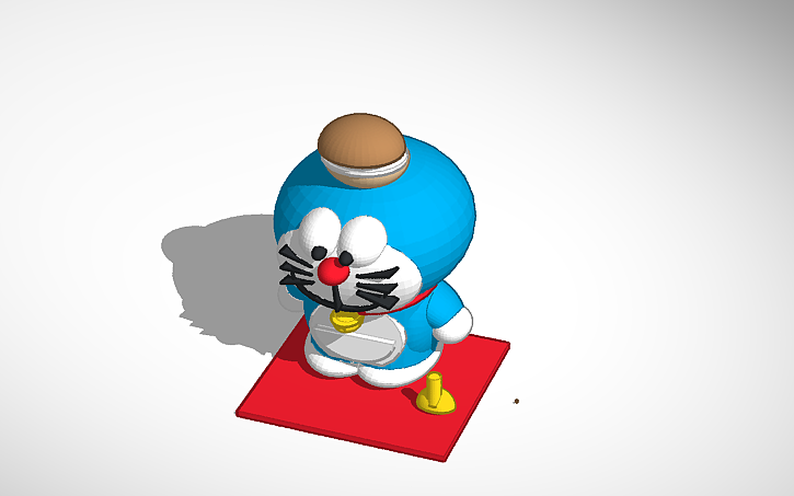 3D design Doremon - Tinkercad