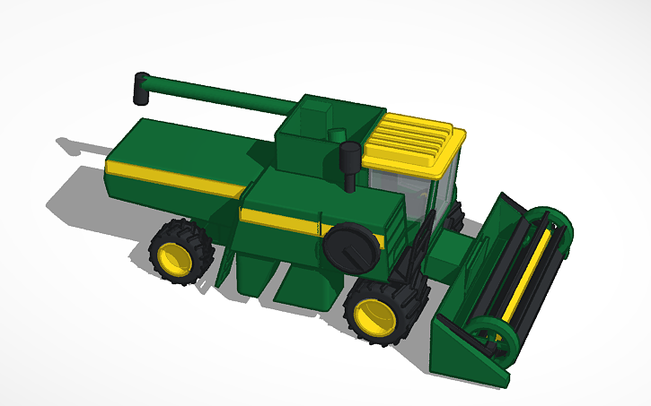 3D design John Deere Turbo - Tinkercad