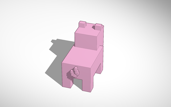 3D design Cubic Piglet | Tinkercad